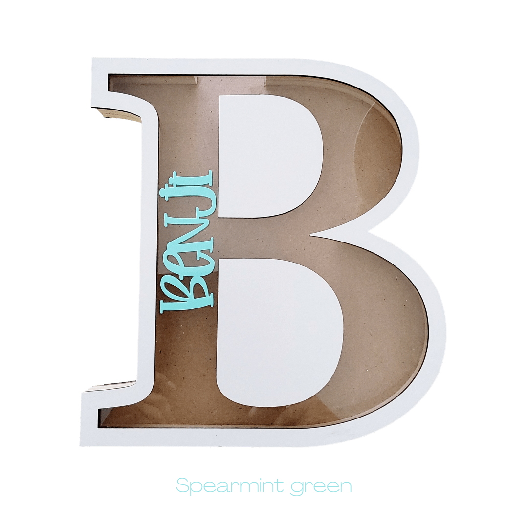 Letter Money Box – Personalised Kids Toy Boxes